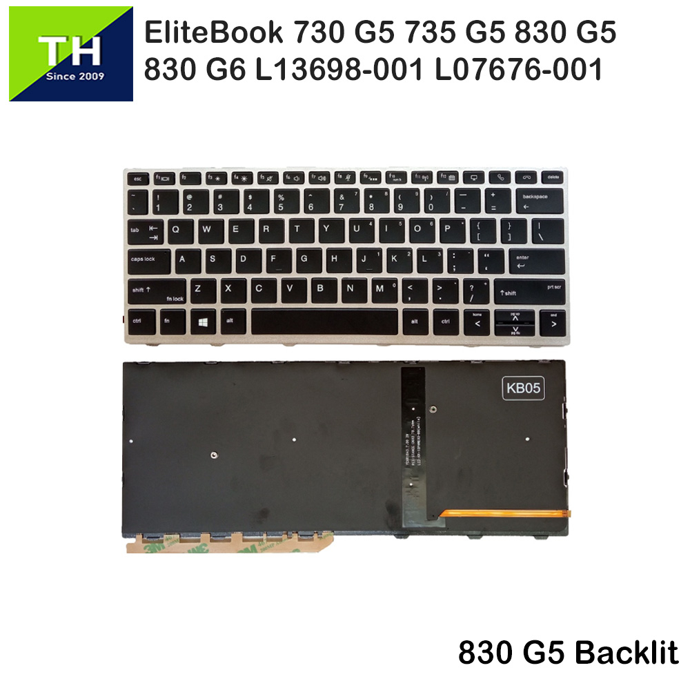 HP Elitebook 730 G5 735 G5 830 G5 830 G6 L13698-001 L07676-001 Backlit ...
