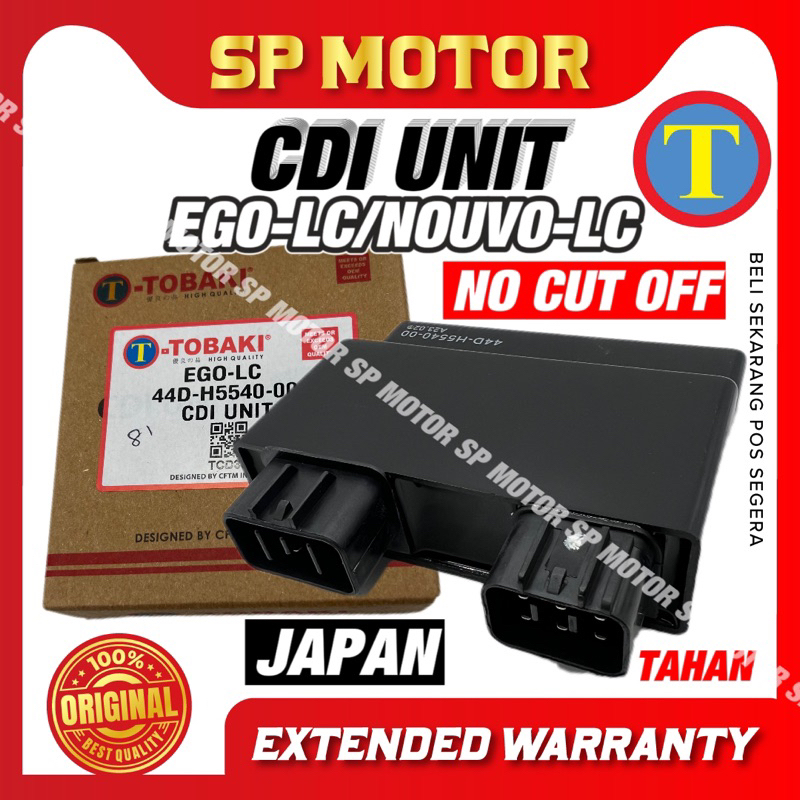 YAMAHA EGO-LC / NOUVO-LC CDI UNIT ASSY NO CUT OFF 100% ORI TOBAKI JAPAN ...