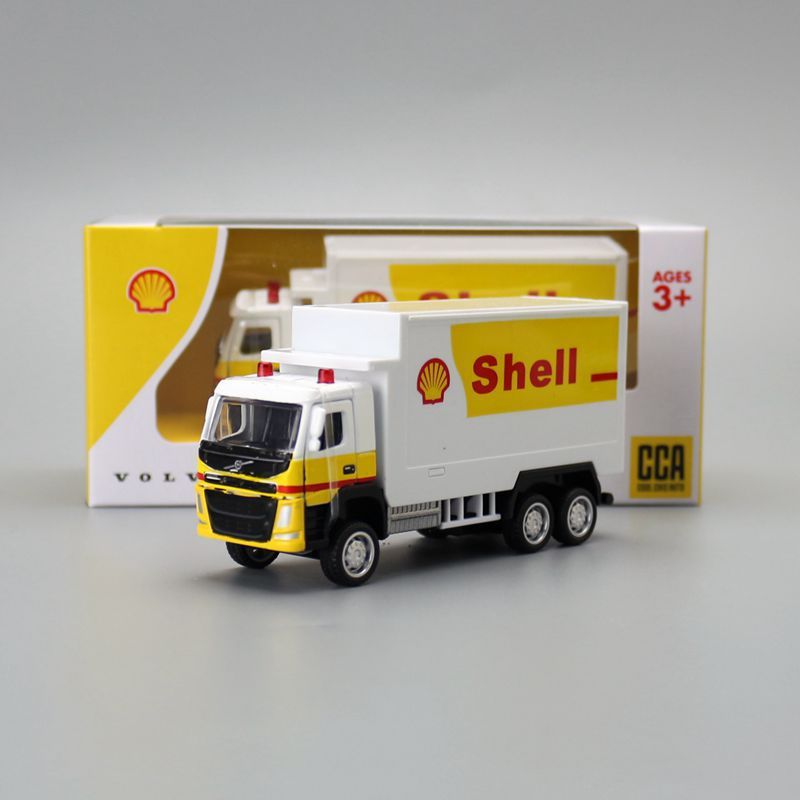 SHELL 1:72 Diecast Model Toy Volvo courier Truck | Shopee Malaysia