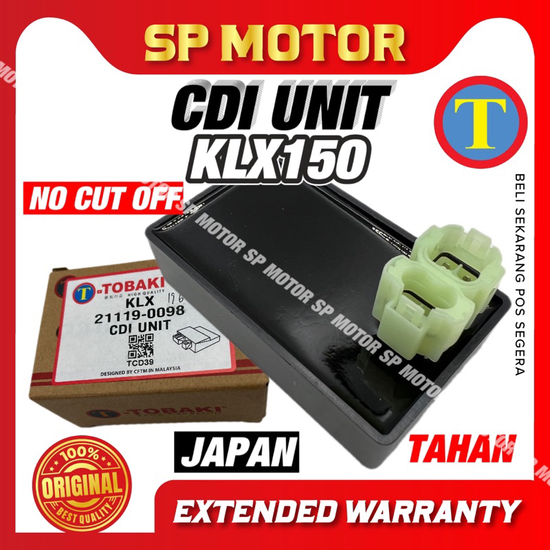 KAWASAKI KLX 150 KLX150 CDI UNIT ASSY 100% ORI TOBAKI KLX150 CDI NO CUT ...