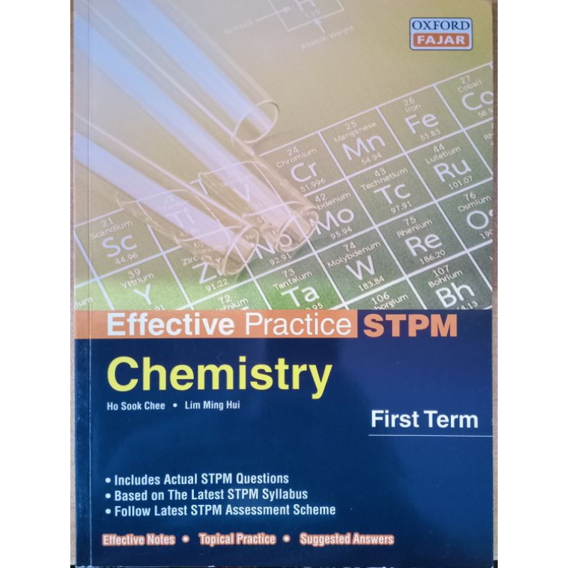 EFFECTIVE PRACTICE STPM CHEMISTRY FIRST TERM | Shopee Malaysia