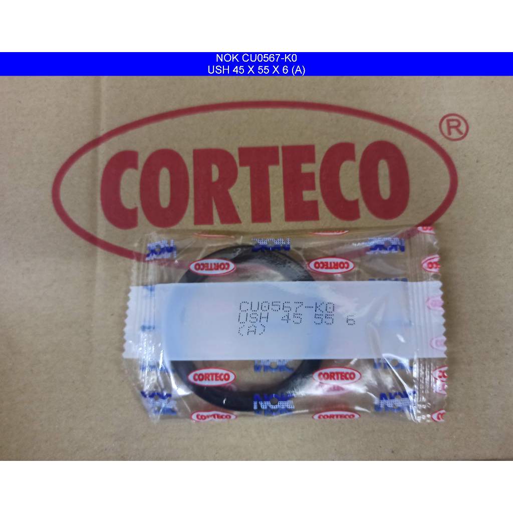 NOK Hydraulic Seal - USH 45x55x6 NBR ( 45 x 55 x 6 ) Corteco /Japan ...