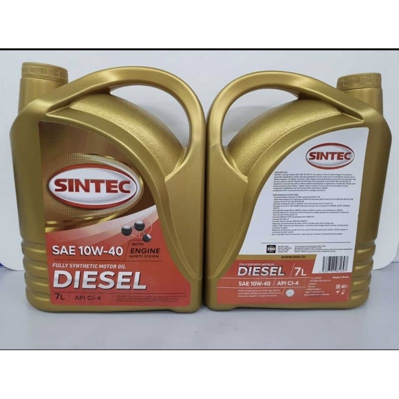 SINTEC-FULLY-10W40 CI4-7L ENGINE OIL | Shopee Malaysia