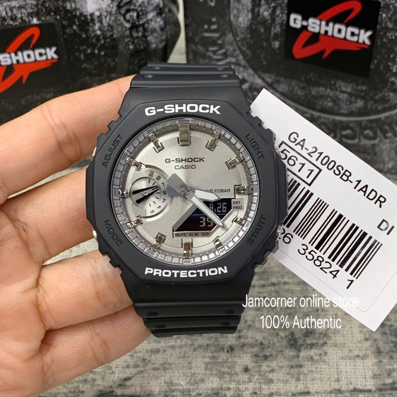 100% ORIGINAL CASIO G-SHOCK GA-2100SB-1A SILVER/GA-2100GB-1A GOLD ...