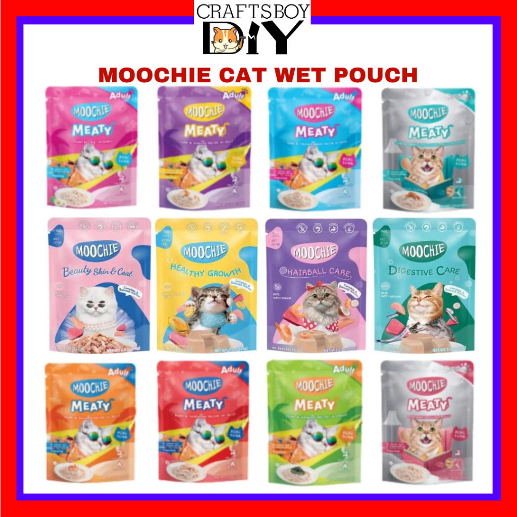 Moochie Meaty Cat Wet Food 70g Moochie Cat Wet Food Moochie Cat Pouch ...
