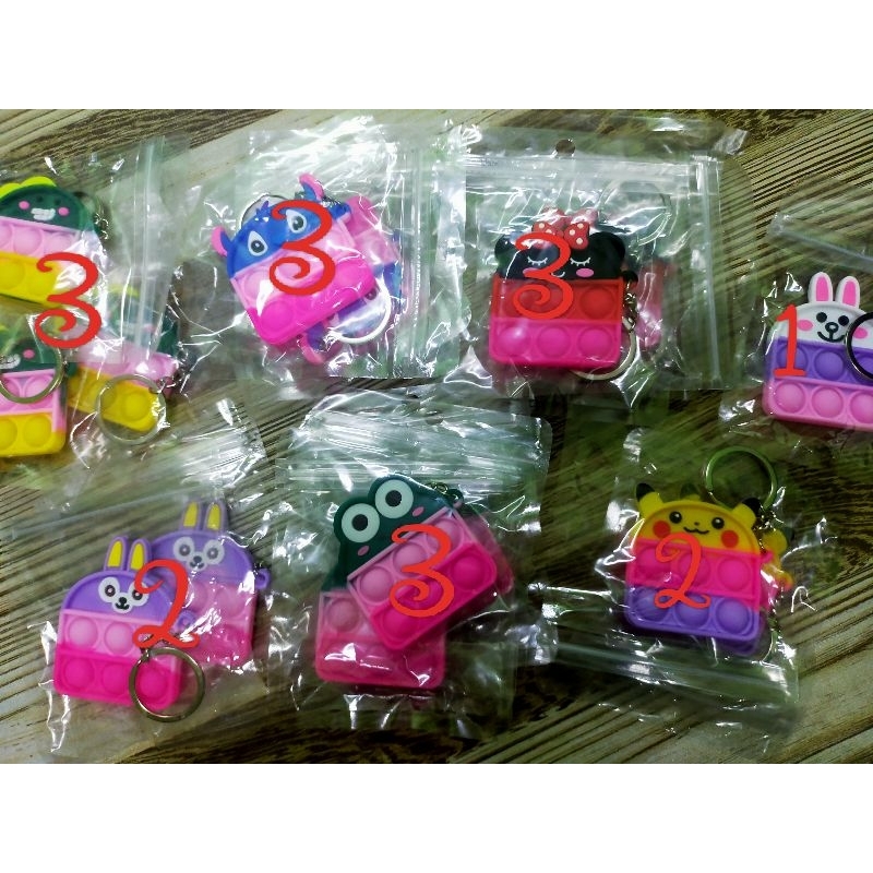 POP IT keychain All 17 pieces bundle | Shopee Malaysia