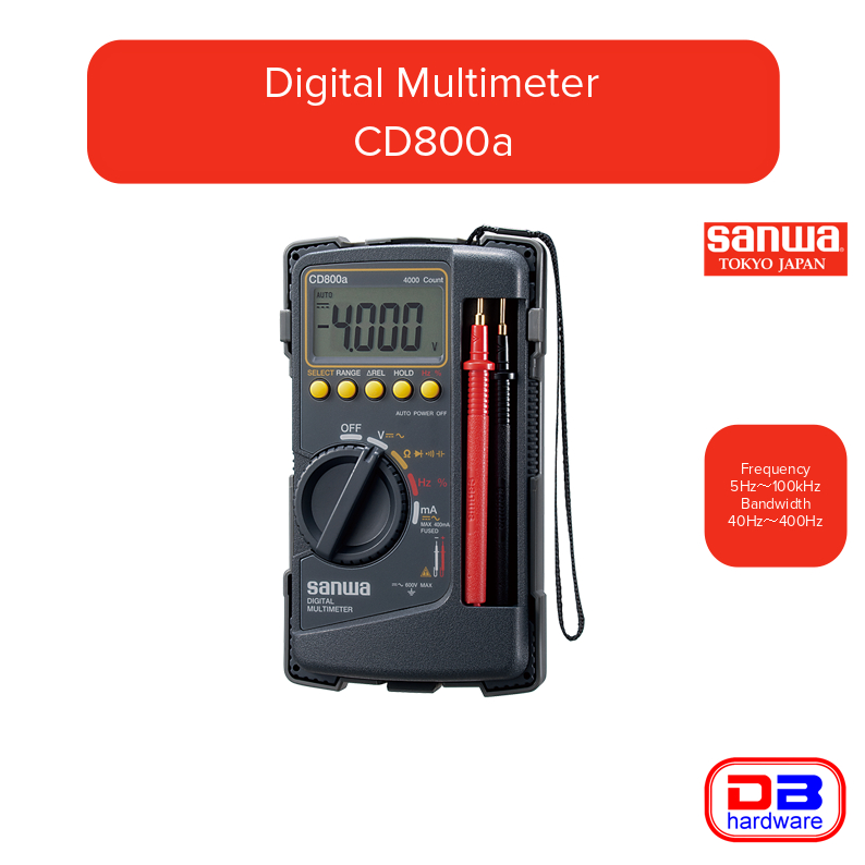 Sanwa Digital Multimeter CD800a | Shopee Malaysia