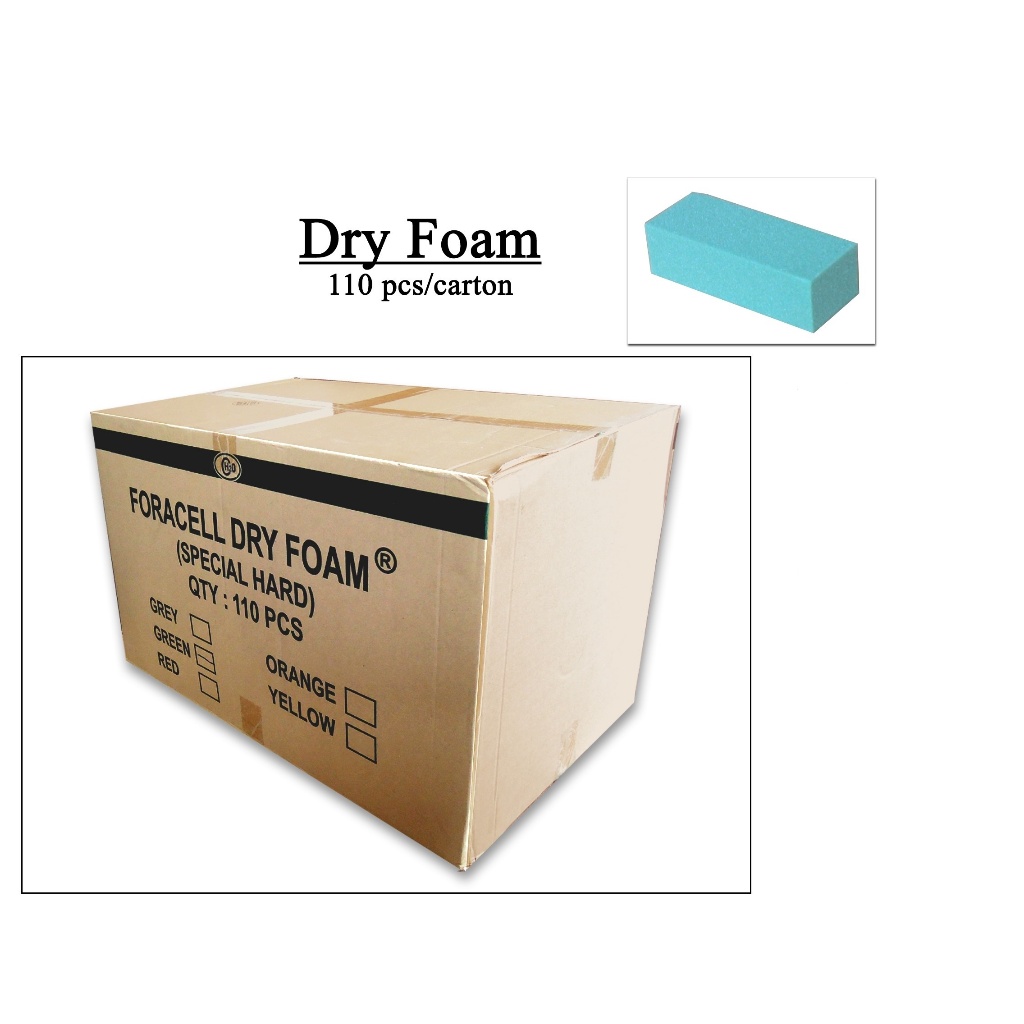 [BORONG]GREEN FLORAL SPONGE / DRY FOAM / SPAN BUNGA KERING / SPONGE ...