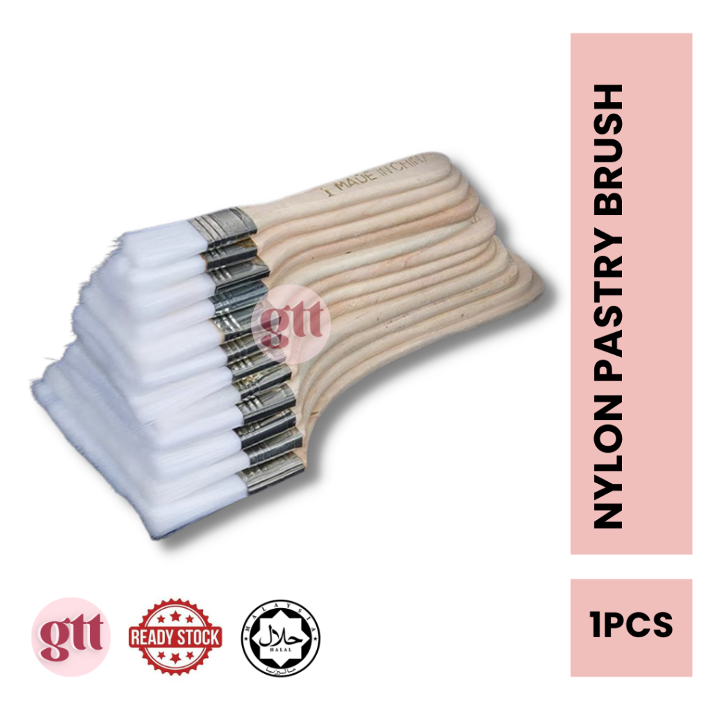 NYLON PASTRY BRUSH 烘焙工具 尼龙毛刷 料理刷 高温油刷 烧烤刷 蛋糕面包刷子 Berus Kek Telur Sapu ...
