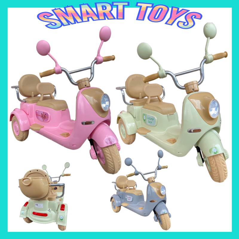 VESPA BUDAK DOUBLE SEAT baru dua seat motor budak kid ride on ...