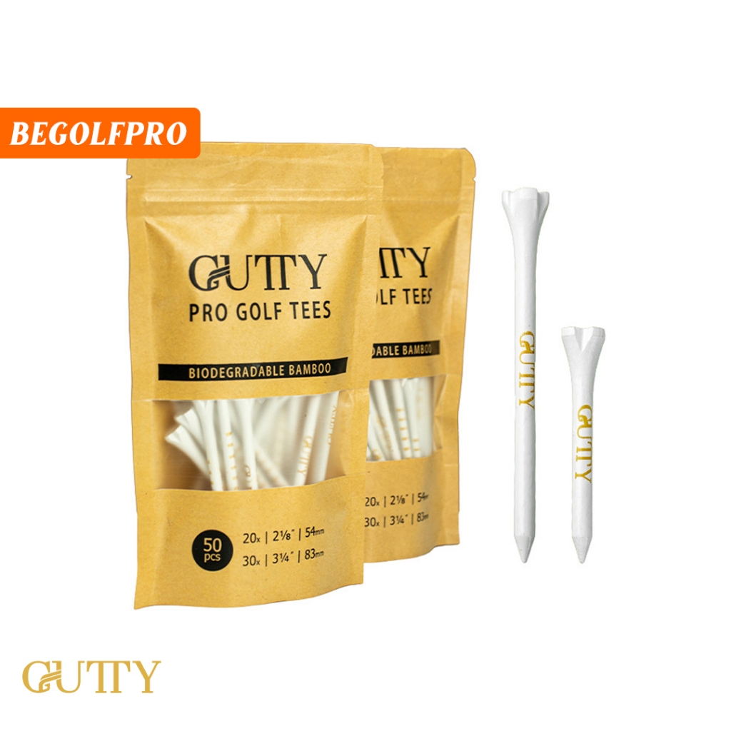 50pcs Gutty Pro Golf Bamboo Tees (54mm + 83mm) | Shopee Malaysia