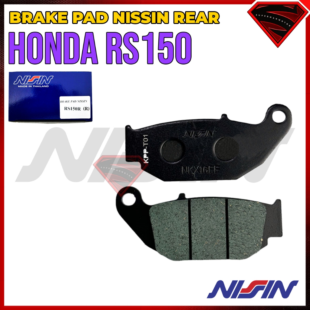 BRAKE PAD NISSIN LC135 4S LC135 5S Y15 NVX155 NMAX SRL110 SRL115 FI ...