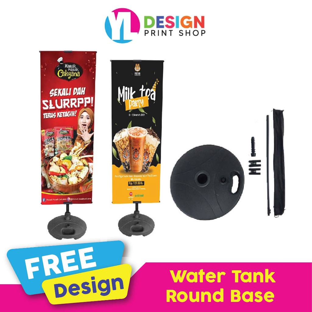 Banner Bunting Poster Stand /Water Tank Base Round Stand / Water Tank ...