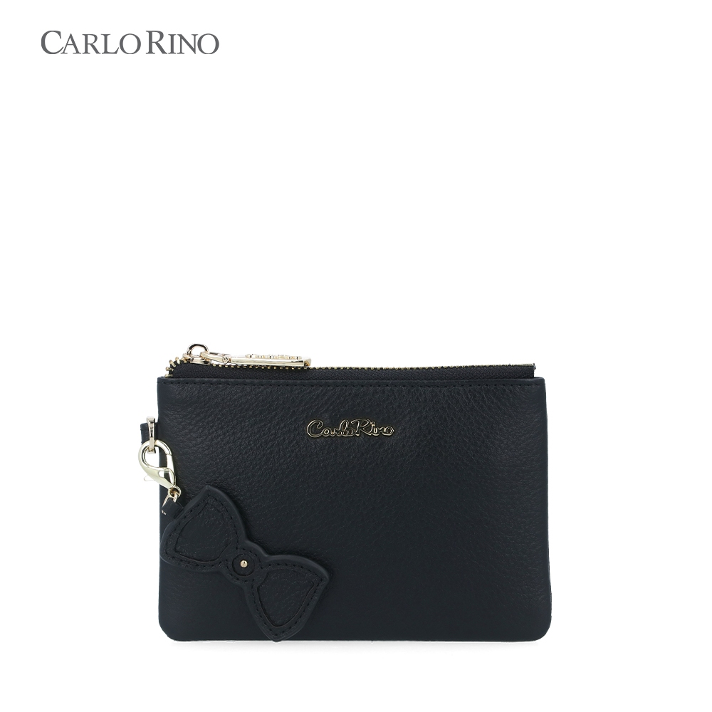 Carlo Rino Black Classic Wardrobe Essential Coin Purse | Shopee Malaysia