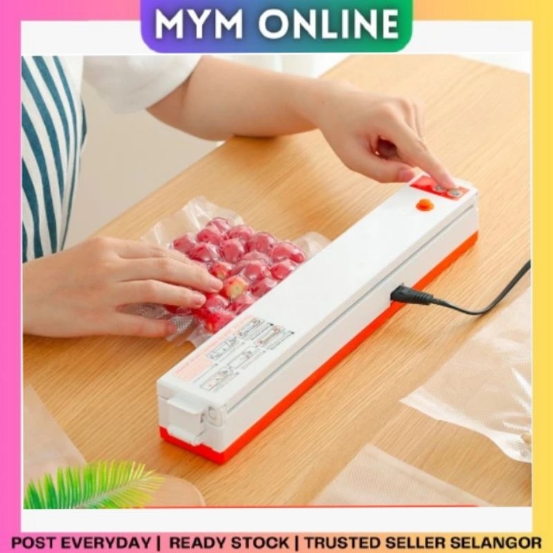 Malaysia plug Vacuum Sealer Pengedap Vakum Fresh Pack Pro Home Electric ...