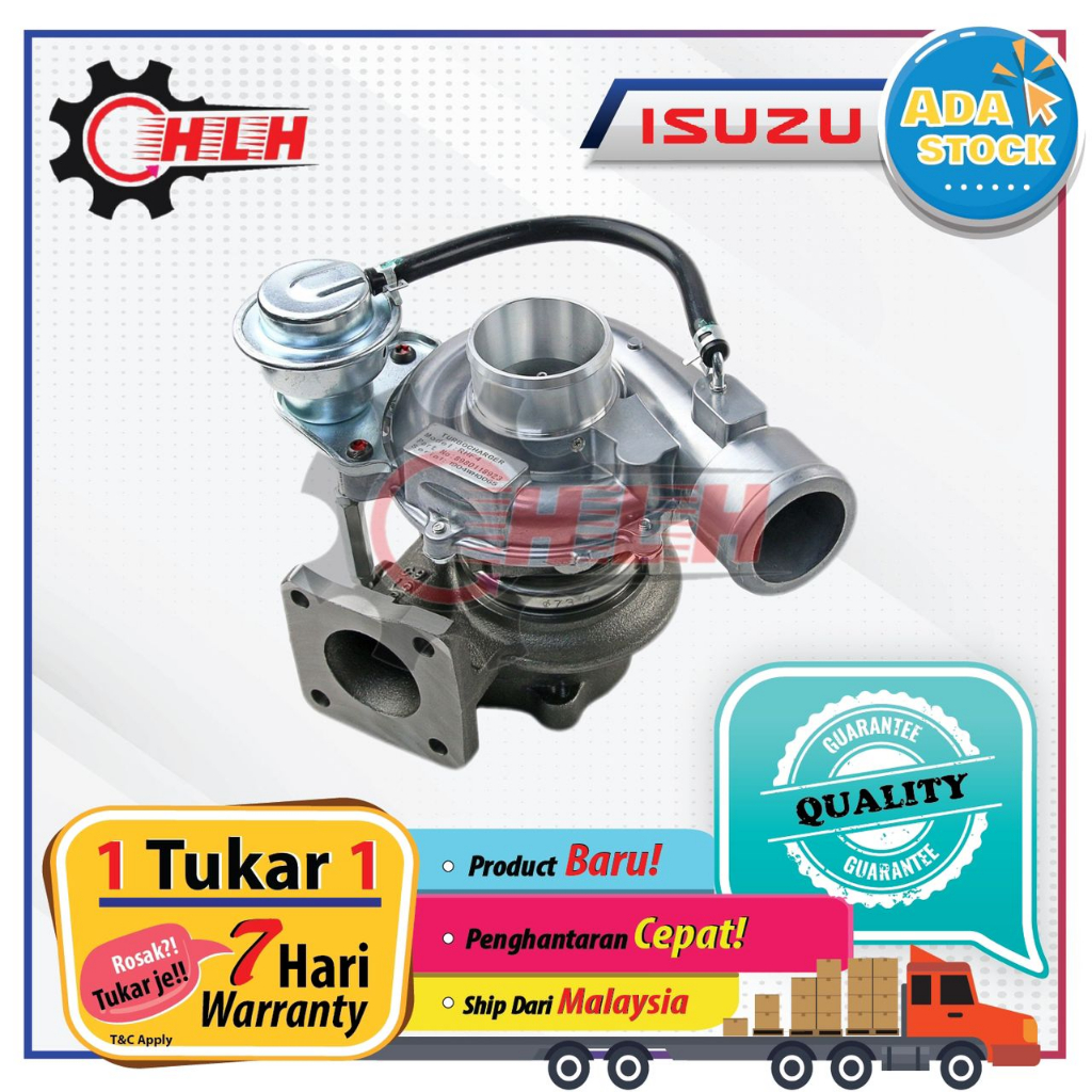 Isuzu D-Max Dmax iTEQ 2.5L 3.0L 4JK1 4JJ1 RHF4 Turbo Charger (New ...