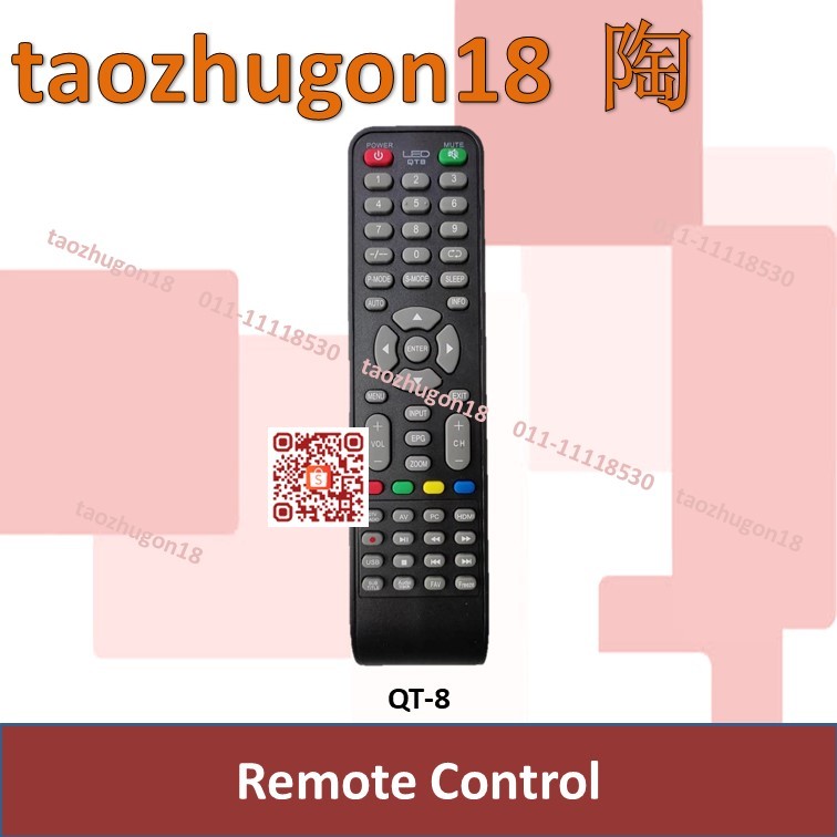 Original Tobishi LED TV Remote Control TF-40T2 TF-32LT2 TF-19LT2 ...