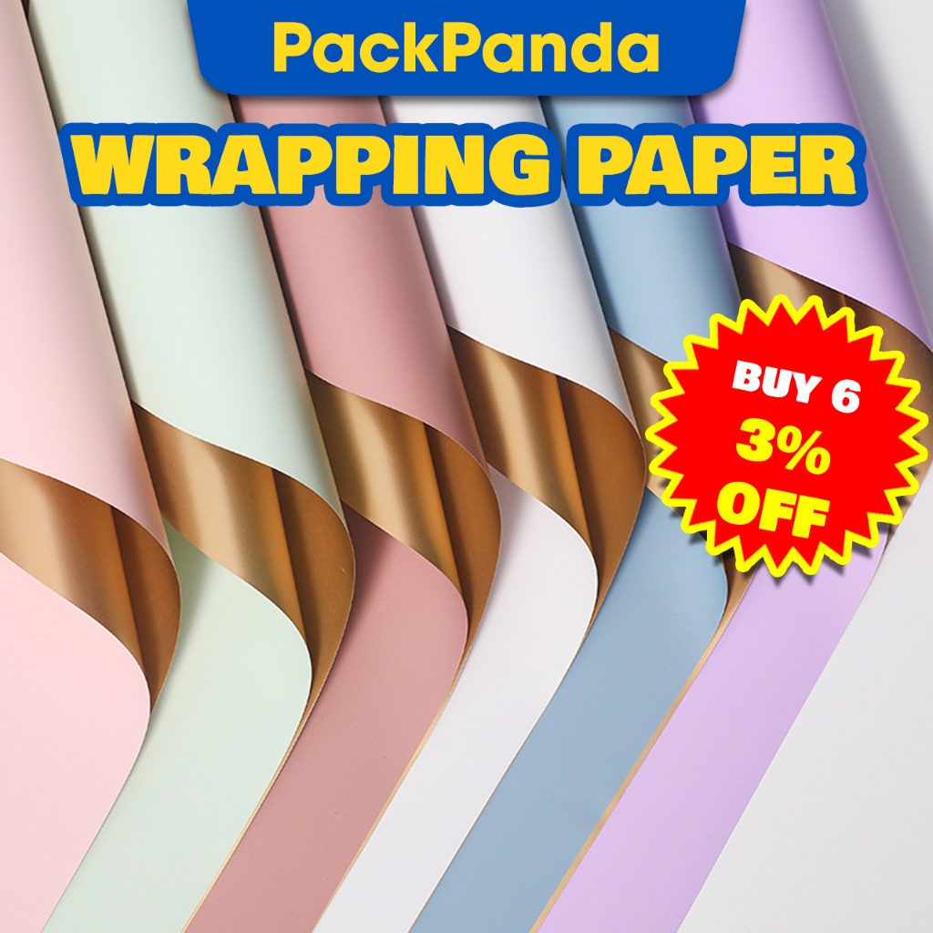 20PCS Gift Wrapping Paper Kertas Bouquet Kertas Bunga Flower Wrapping ...