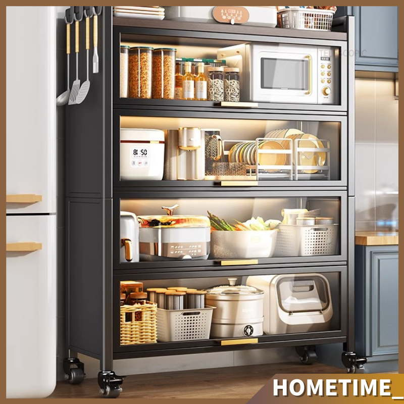 Rak Dapur Kabinet Kitchen Organizer Storage Rack Microwave Oven Self ...