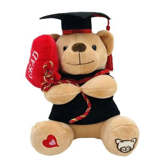 20cm 1pc Balloon 1st Grad Graduation bear Convocation bear stuffed toy ...