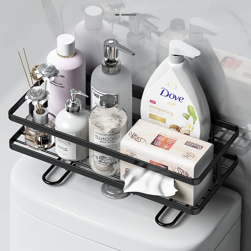 Toilet Rack Stainless Steel Toiletries Bathroom Storage Organizer Shelf ...