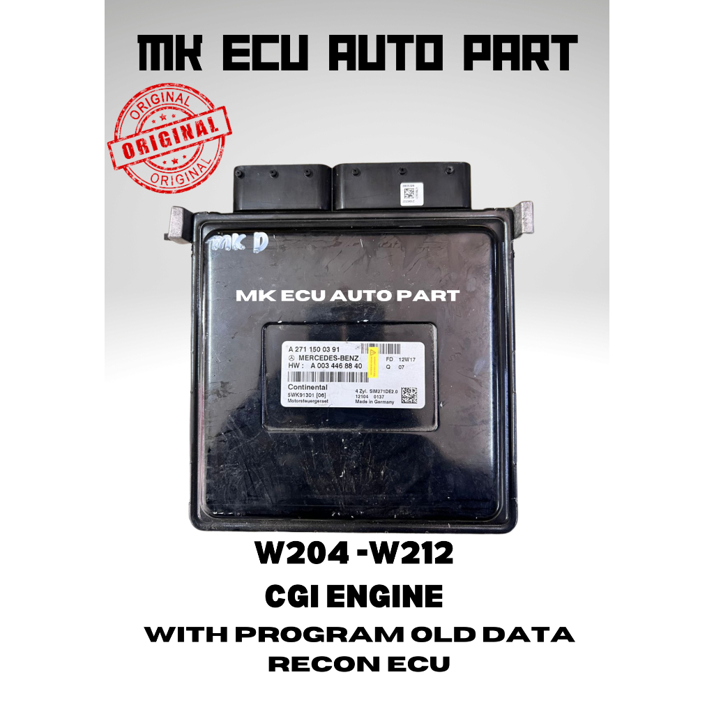 W204 ECU CGI ENGINE SIAP PROGRAM ORIGINAL ECU | Shopee Malaysia