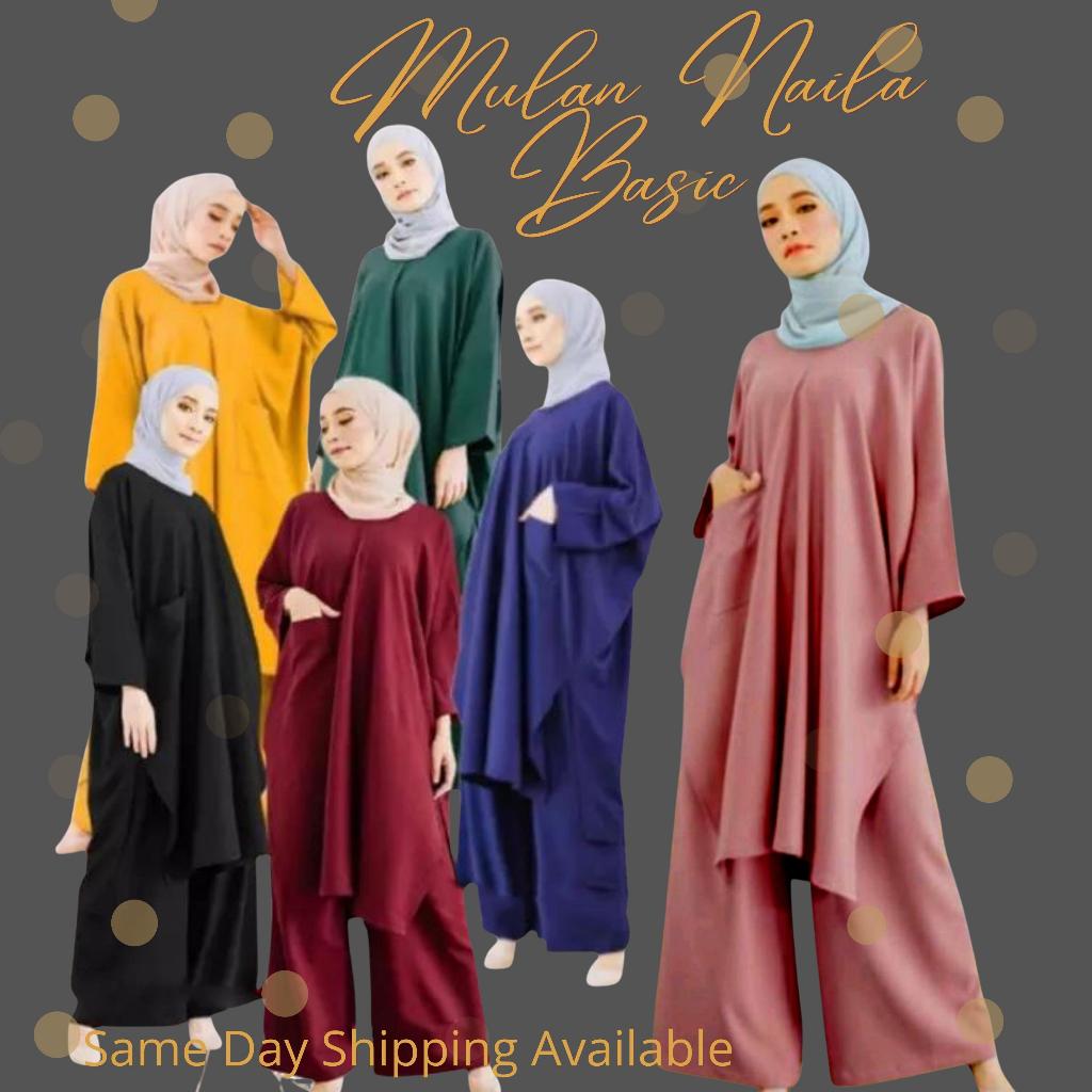 (VIRAL MUSLIMAH DRESS)NEW ARRIVAL INSPIRED BY MULAN BASIC VIRAL (READY ...