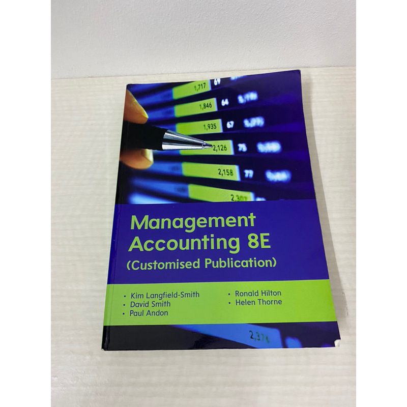 MANAGEMENT ACCOUNTING 8E (Used Book) (UITM) | Shopee Malaysia