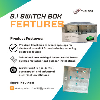 [READY STOCK] G.I METAL SWITCH BOX / KOTAK SUIS LOGAM G.I / METAL ...