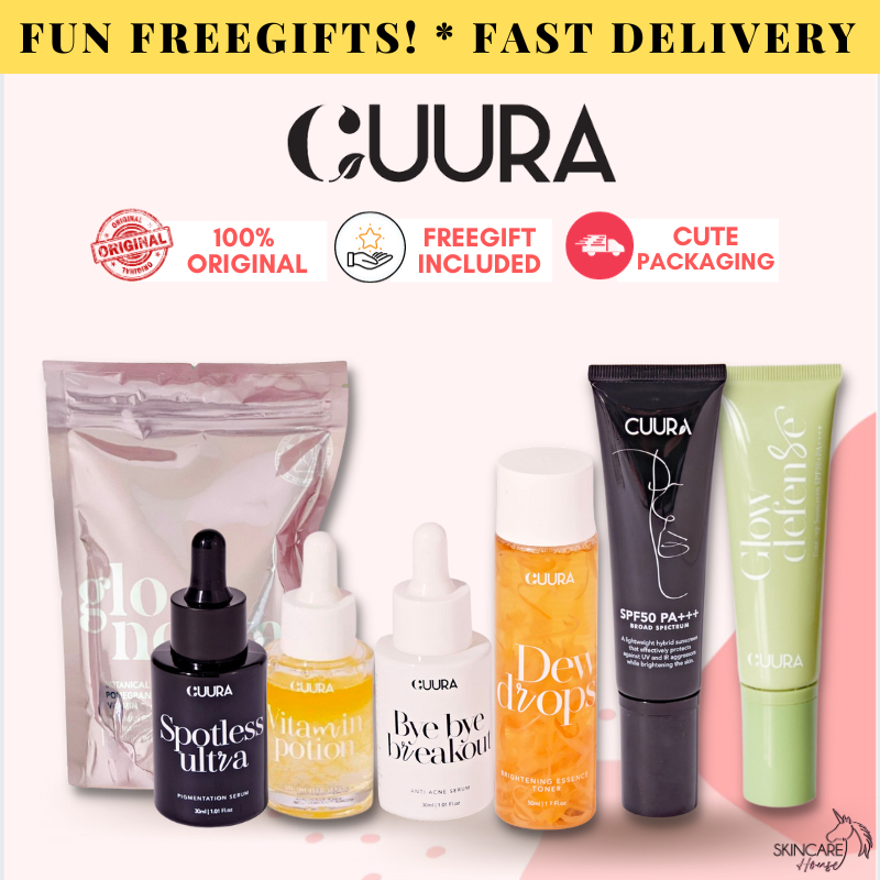 Cuura Glonectar brightening sunscreen Breakout Serum Dew Drop Essense ...
