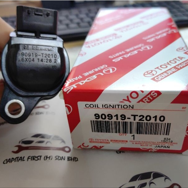 90919-T2010 TOYOTA IGNITION PLUG COIL VIOS NSP151 2016> PERODUA BEZZA 1 ...