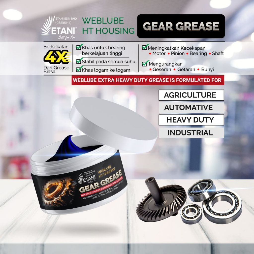 GREASE UNTUK KEGUNAAN SEMUA MESIN / WEBLUBE HT HOUSING/GEAR GREASE ...