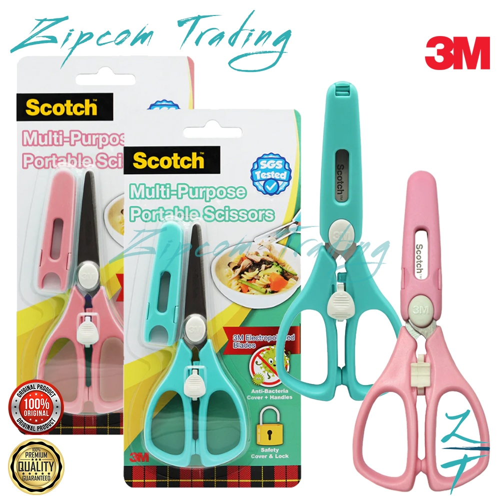 3M SCOTCH PS-AB Multi-Purpose Antibacterial Stainless Steel Portable ...