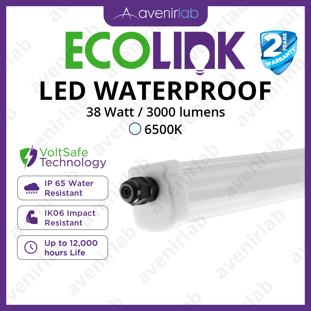 ECOLINK Waterproof Outdoor Tube Light IP65 Weaterproof for Outdoor and ...