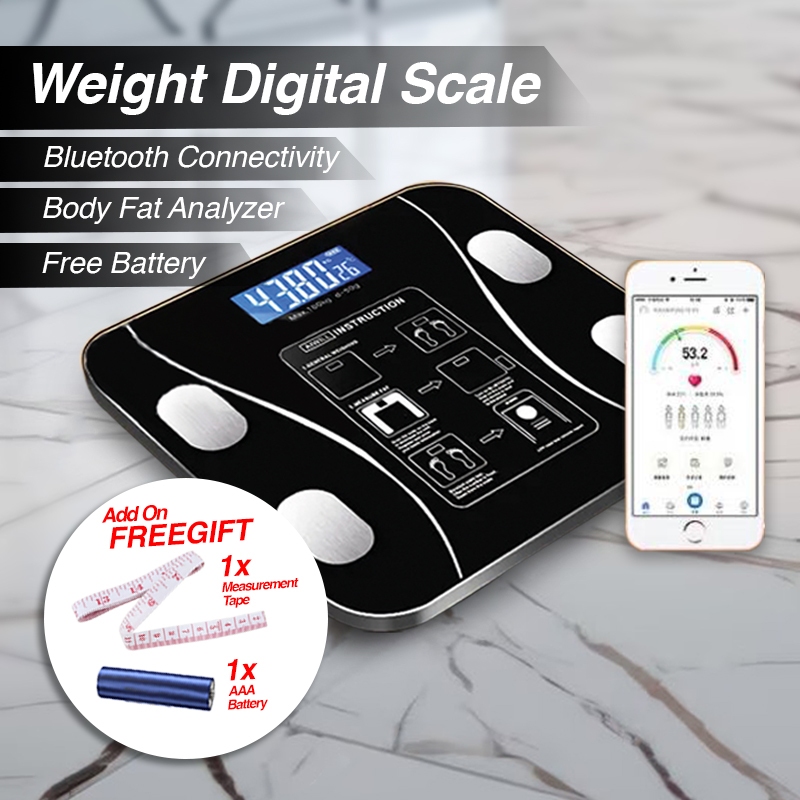 80 in 1 Digital Body Weight Scale Monitoring Analyser Weighing Scale ...