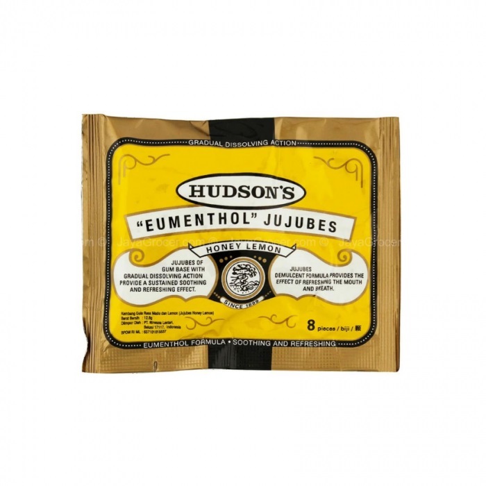 [LOWEST PRICE GUARANTEE] HUDSON'S EUMENTHOL JUJUBES (FRESH MINT / HONEY ...