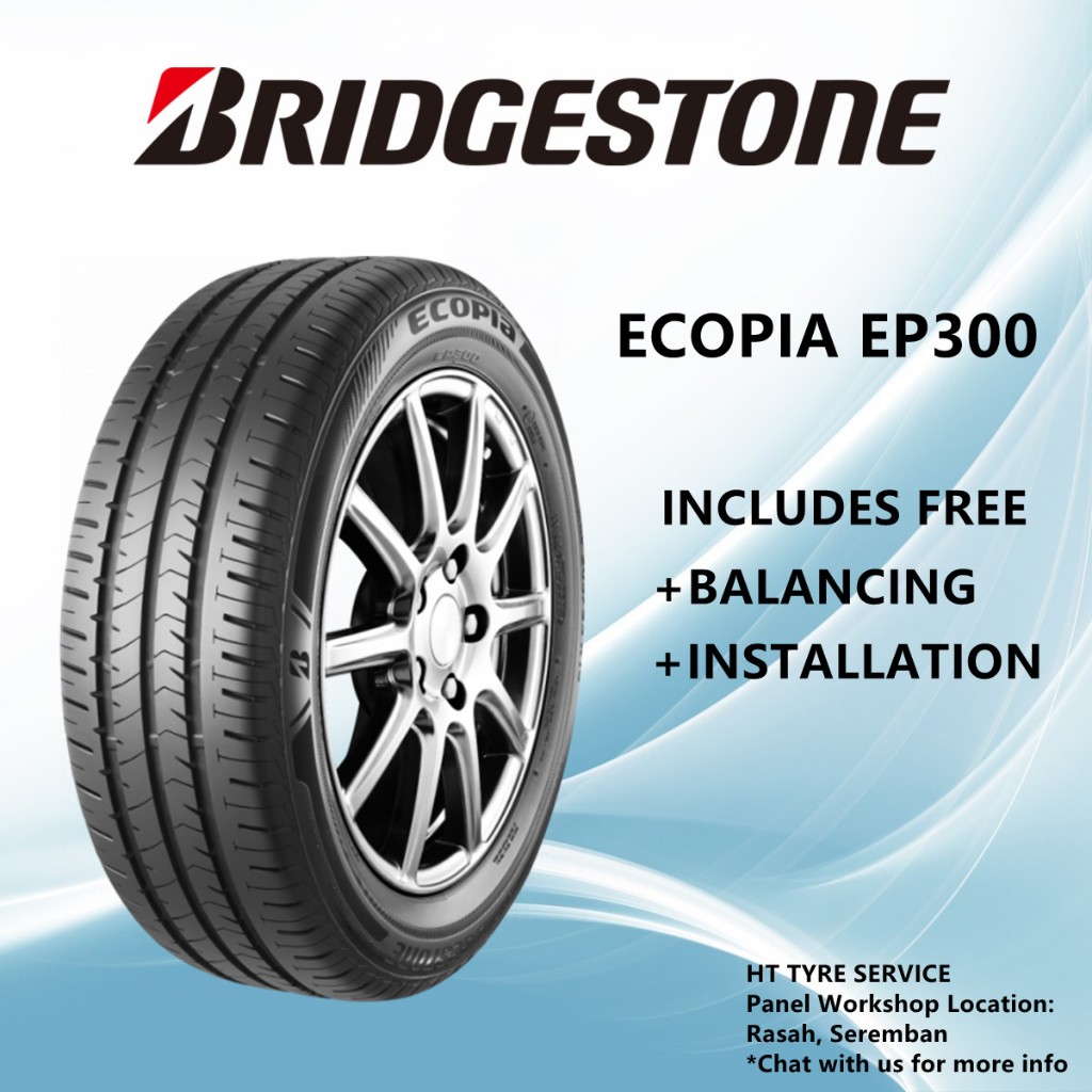 BRIDGESTONE ECOPIA EP300 15 16 17 TAYAR TYRE TIRE (FREE INSTALLATION ...