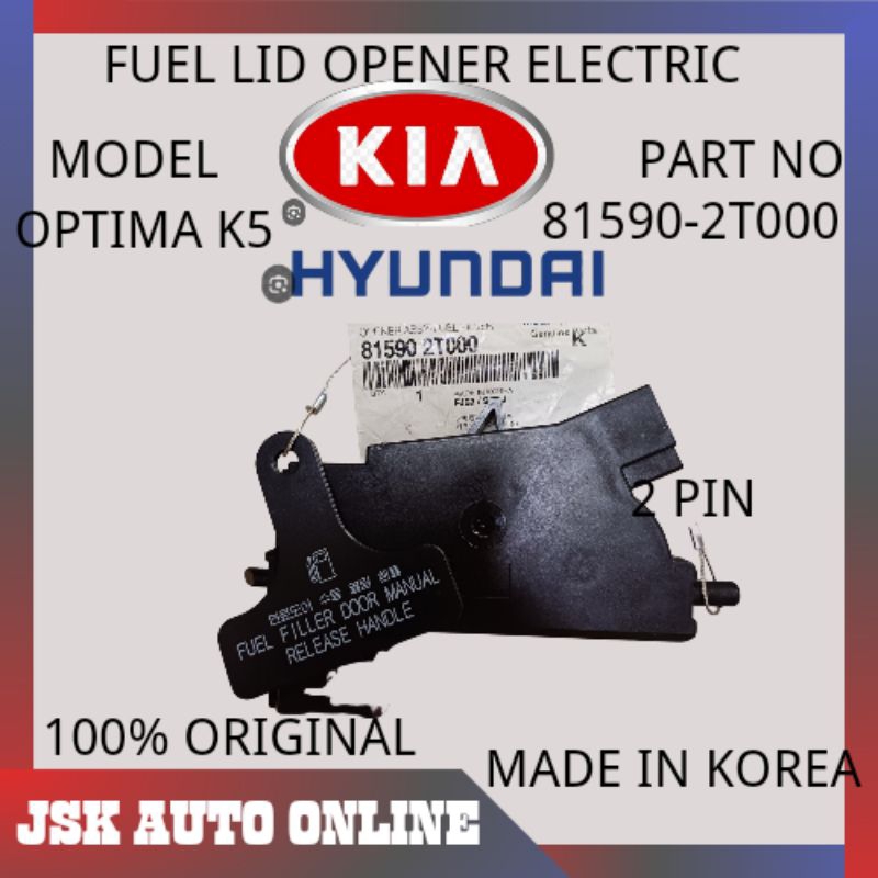 81590-2T000(2 PIN) FUEL LID OPENER KIA OPTIMA K5 100% NEW ORIGINAL MADE ...