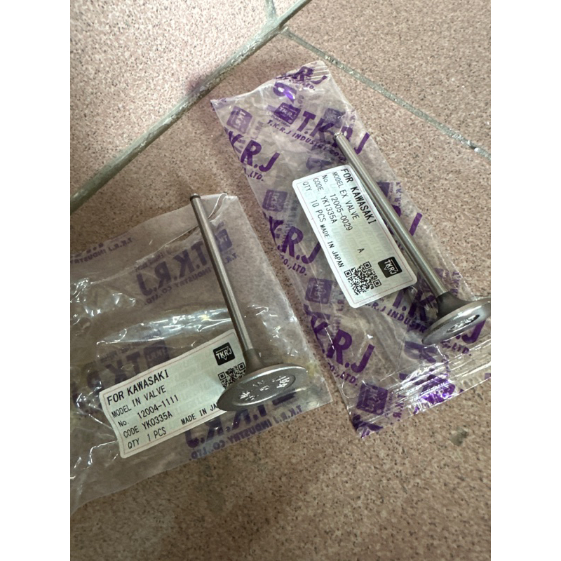 TKRJ KAWASAKI KLX250/NINJA250 SL VALVE INTAKE+EXHAUST | Shopee Malaysia