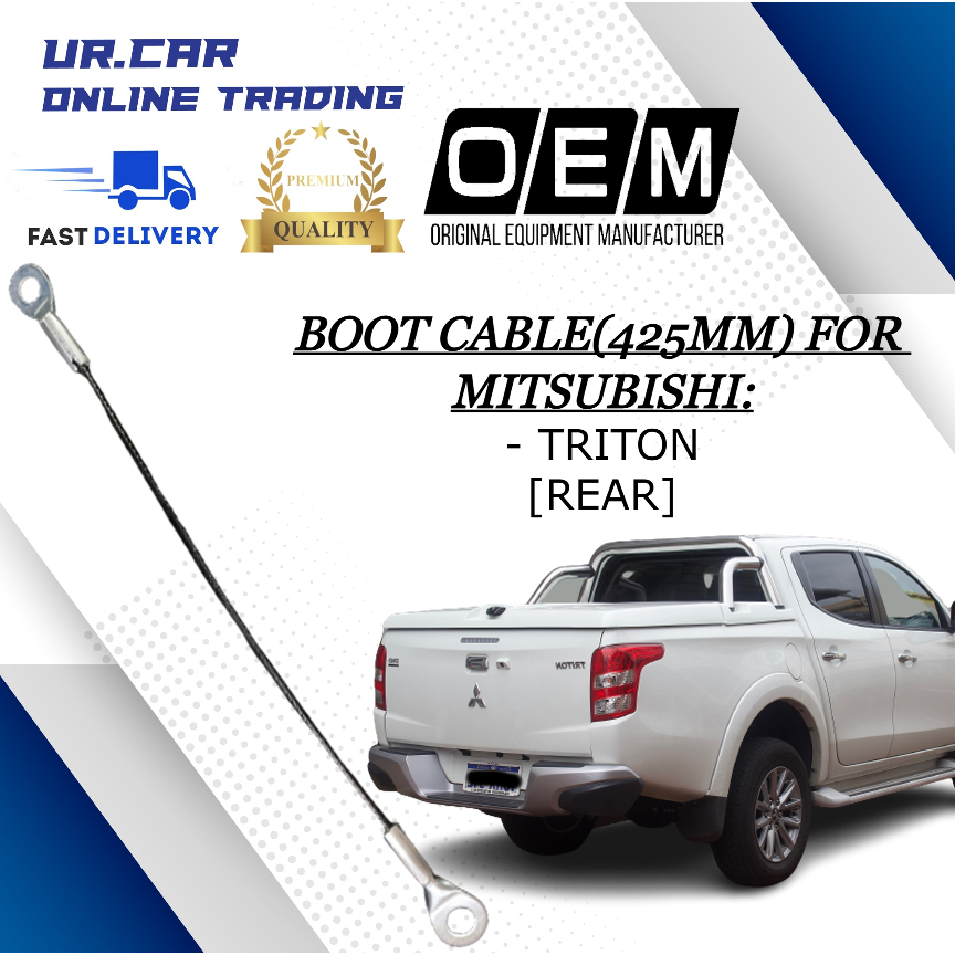 MITSUBISHI TRITON 425MM REAR (BELAKANG) BOOT CABLE / TAIL GATE BONNET ...