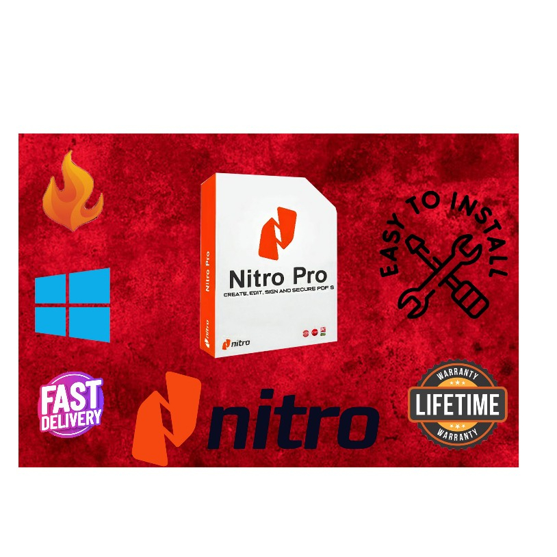 Nitro Pro PDF Enterprise 2023 Full version | Shopee Malaysia