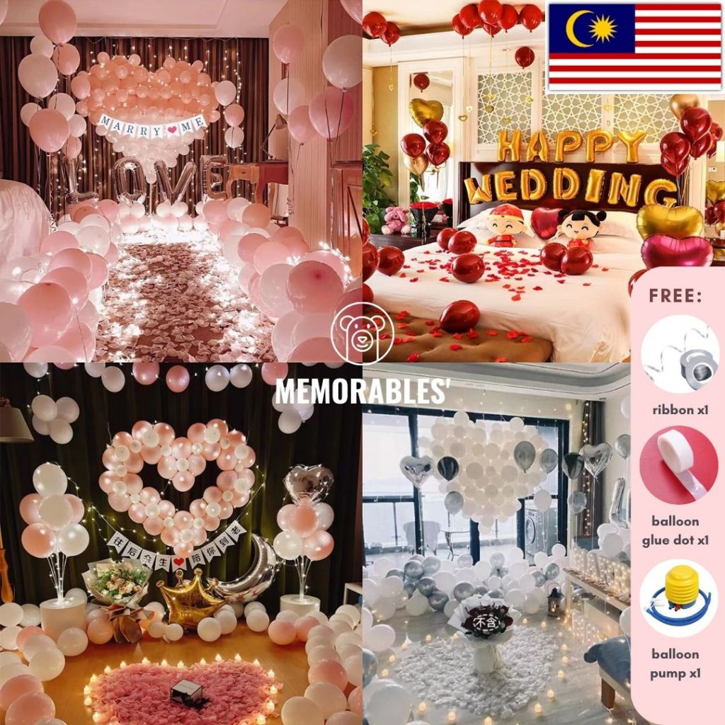 [READY STOCK] Anniversary & Proposal & Wedding Marriage Balloon ...