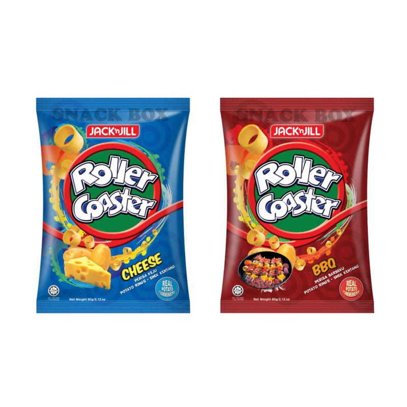 Jack ‘n Jill Roller Coaster Cheese/BBQ Flavour (60G) | Shopee Malaysia