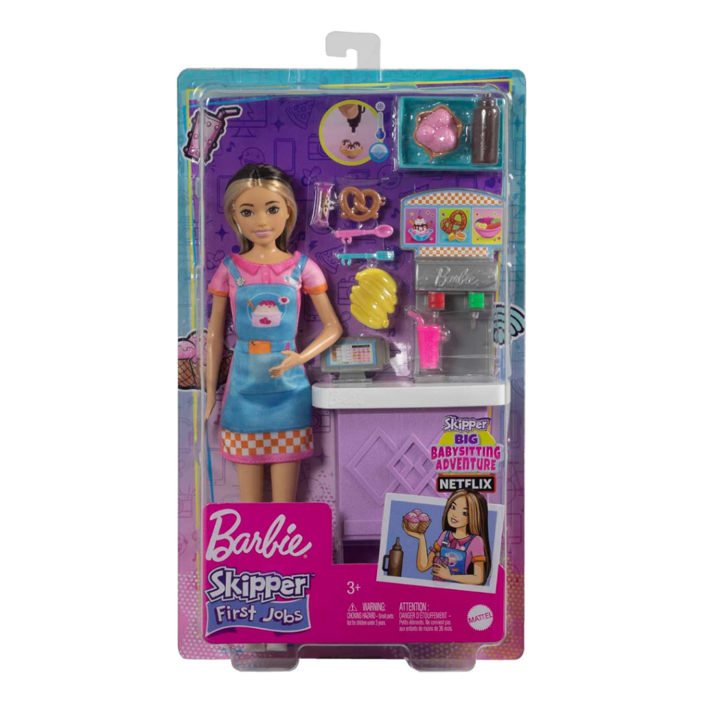 Barbie Skipper First Jobs Doll and Snack Bar Playset (HKD79) | Shopee ...