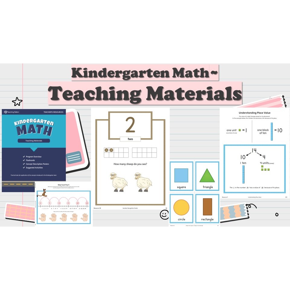 [PRE181] 155 pages Kindergarten Math-Teaching Materials Worksheet for ...