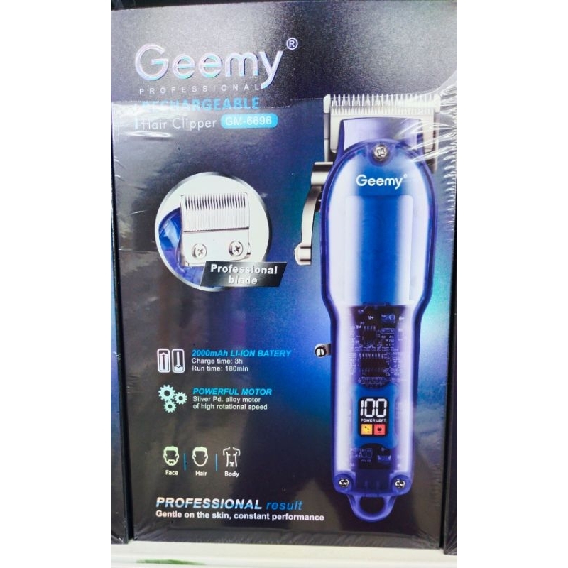 Original Geemy Gm 6696 Cordless Professional Hair ClipperExtremely ...