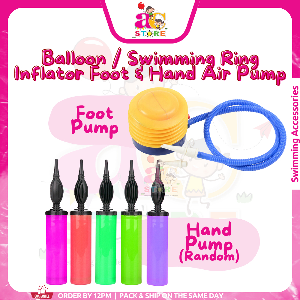 AC- (1pcs) Balloon Ball Swimming Ring Inflator Tools Air Portable ...
