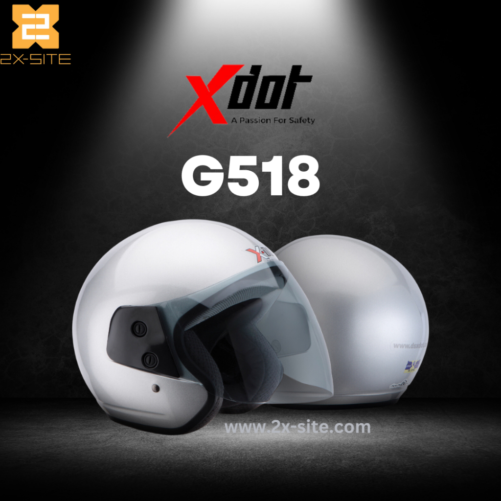G518 Xdot Open Face Helmet (Free Size) / WITH SIRIM MALAYSIA / WITH ...