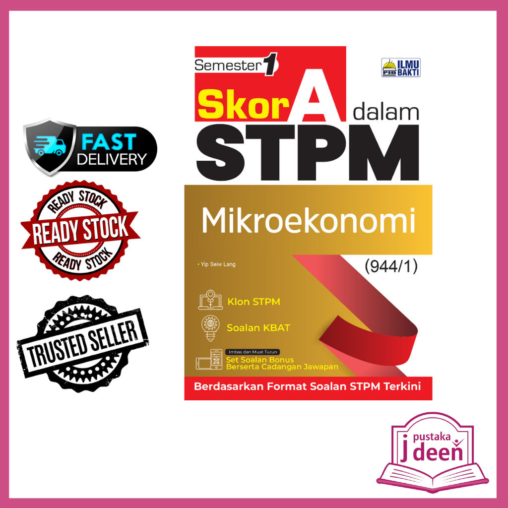 Jdeen Buku Latihan Stpm Semester 1 Mikroekonomi Skor A Dalam Stpm