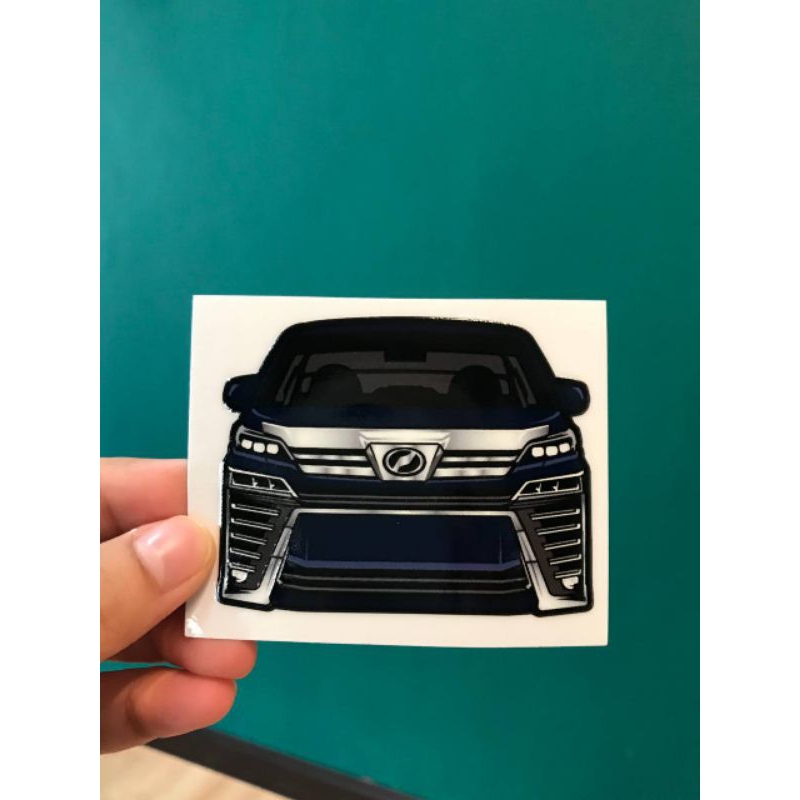 Toyota Alphard Vellfire UV sticker | Shopee Malaysia